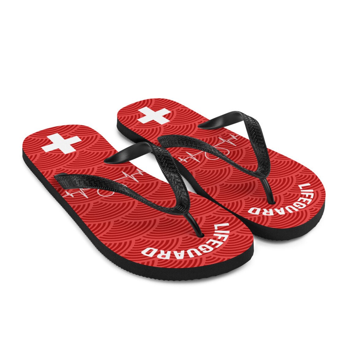Lifeguard Flip-flops, Life Guarding, Beach & Pool Patrol, Baywatch ...