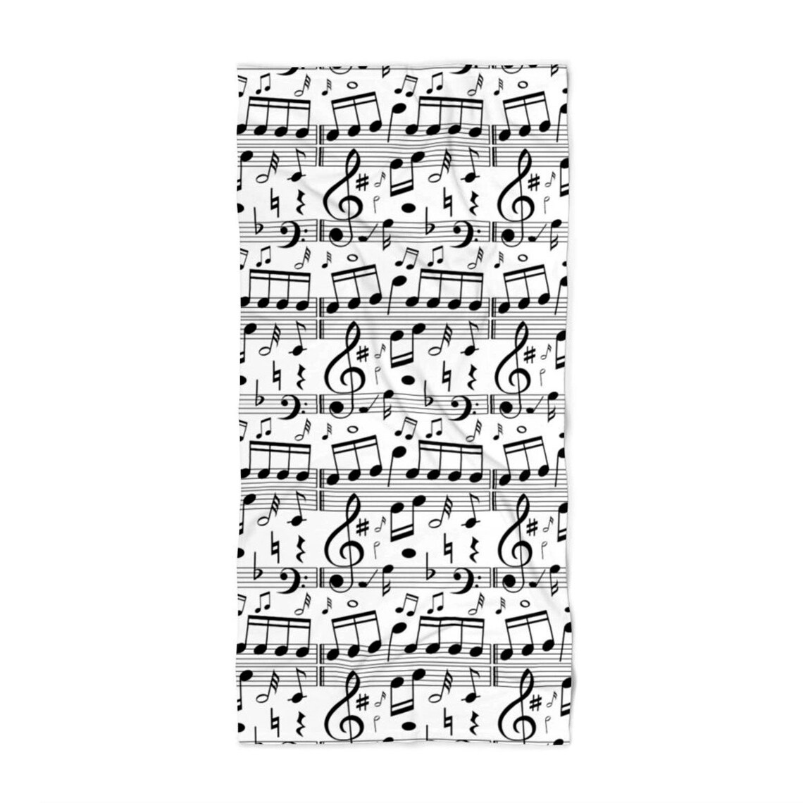 Musician Towel Musical Notes Gift for Music Lover Classic - Etsy