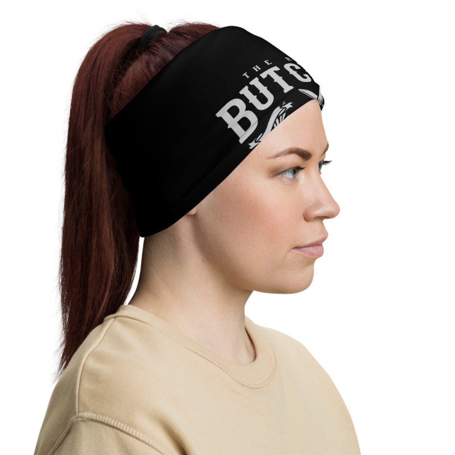 Real Butcher Face Mask, Neck Gaiter, BBQ Facemask, Headband Slayer ...