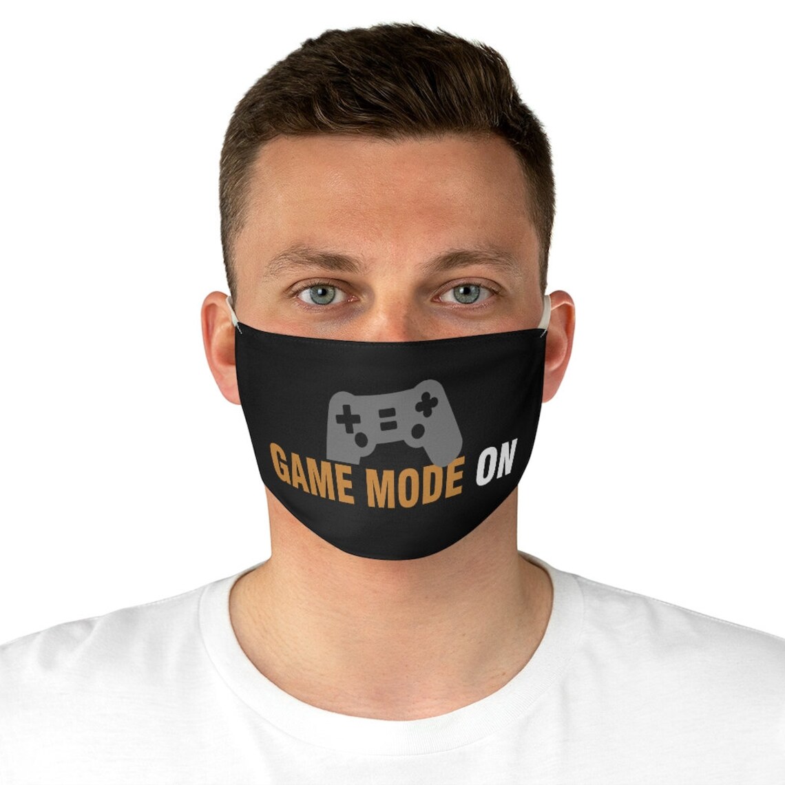 Game Mode ON Face Mask Active Gamer Mask Gaming - Etsy