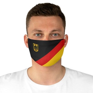 German Flag Face Mask, Facemask Germany - Etsy