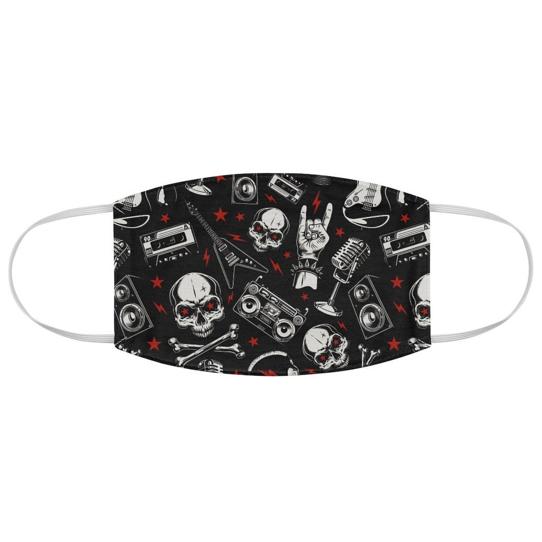 Heavy Metal, Hard Rock Face Mask, Musician - Etsy