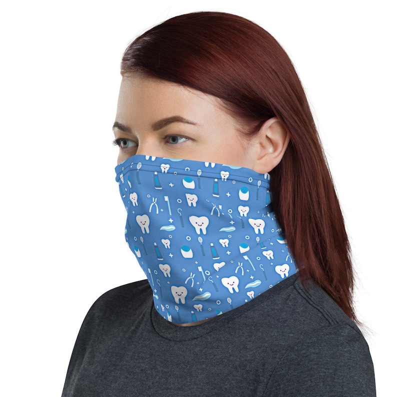 Dentist Face Mask Multifunctional Neck Gaiter Headwear - Etsy