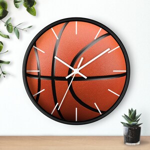 Basketball Wall Clock | Time for Practice | Basketball Champion Clock ...