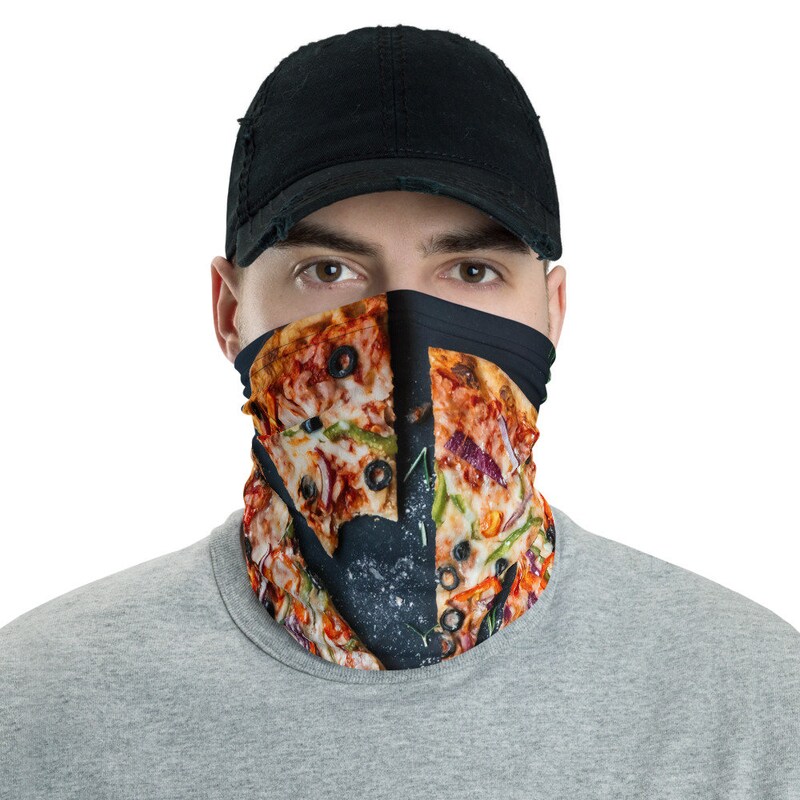 Pizza Face Mask - Etsy