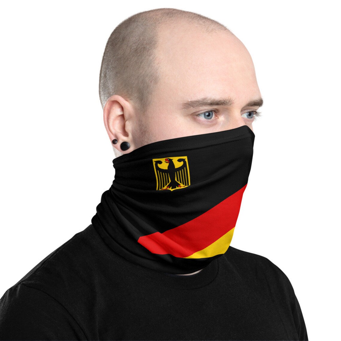German Flag Face Mask Neck Gaiter Scarf Headwear Facemask - Etsy