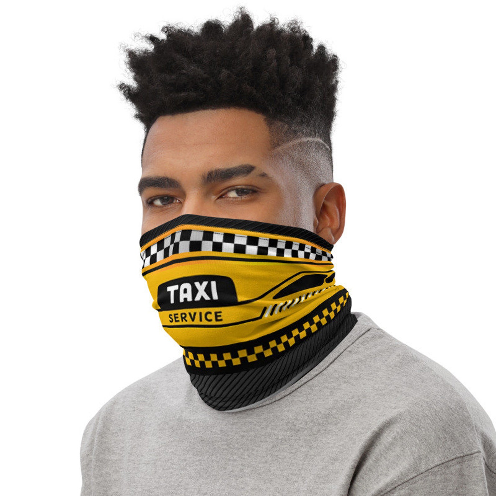 Taxi Driver Face Mask Neck Gaiter Scarf Headwear - Etsy