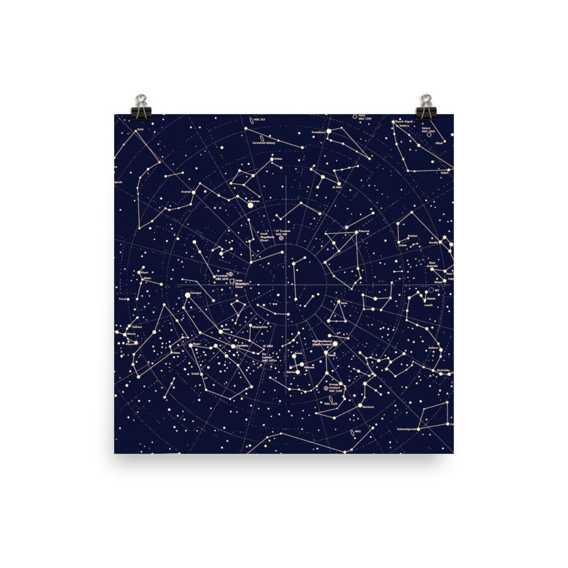 Constellations Poster, Night Sky, Stars Cosmos Universe - Etsy
