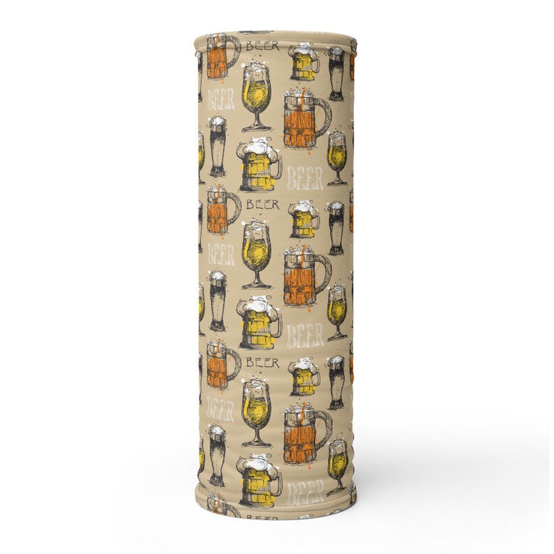 Beer Face Mask Multifunctional Neck Gaiter Headwear - Etsy