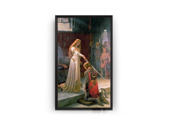 The Accolade Poster Painter: Edmund Blair Leighton Young - Etsy