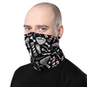 Barber / Hairdresser Face Mask - Neck Gaiter, Headwear, Facemask ...