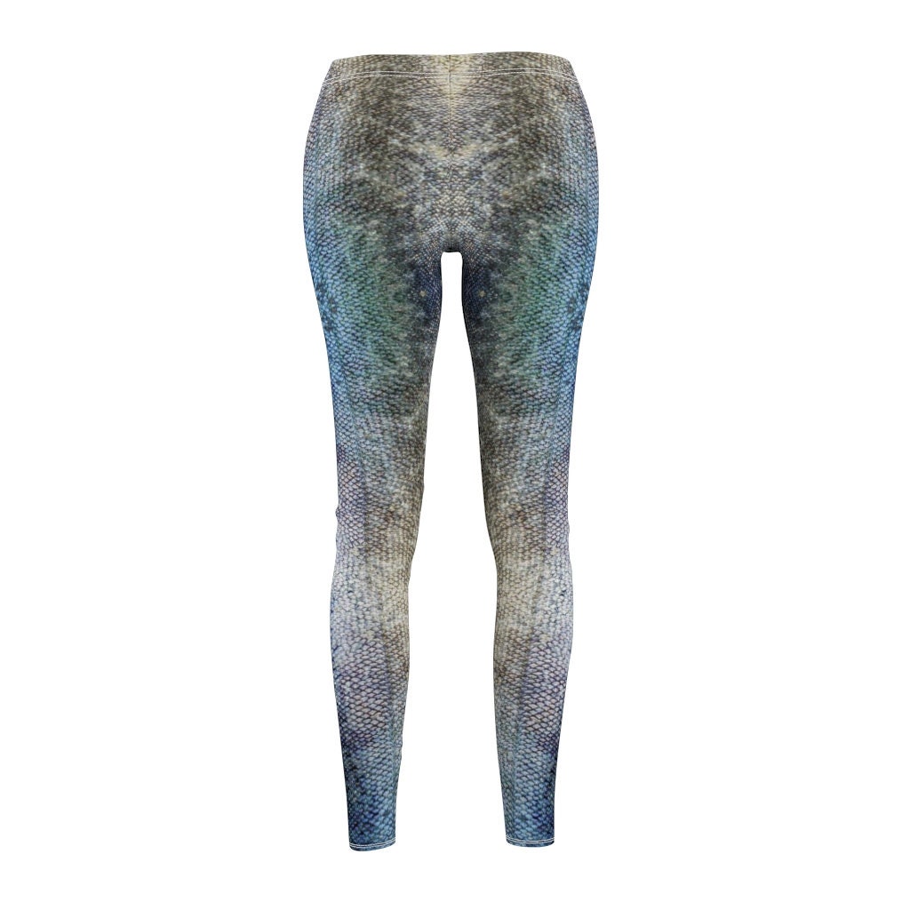 Realistic Fish Scales Women's Leggings Fish Girl - Etsy