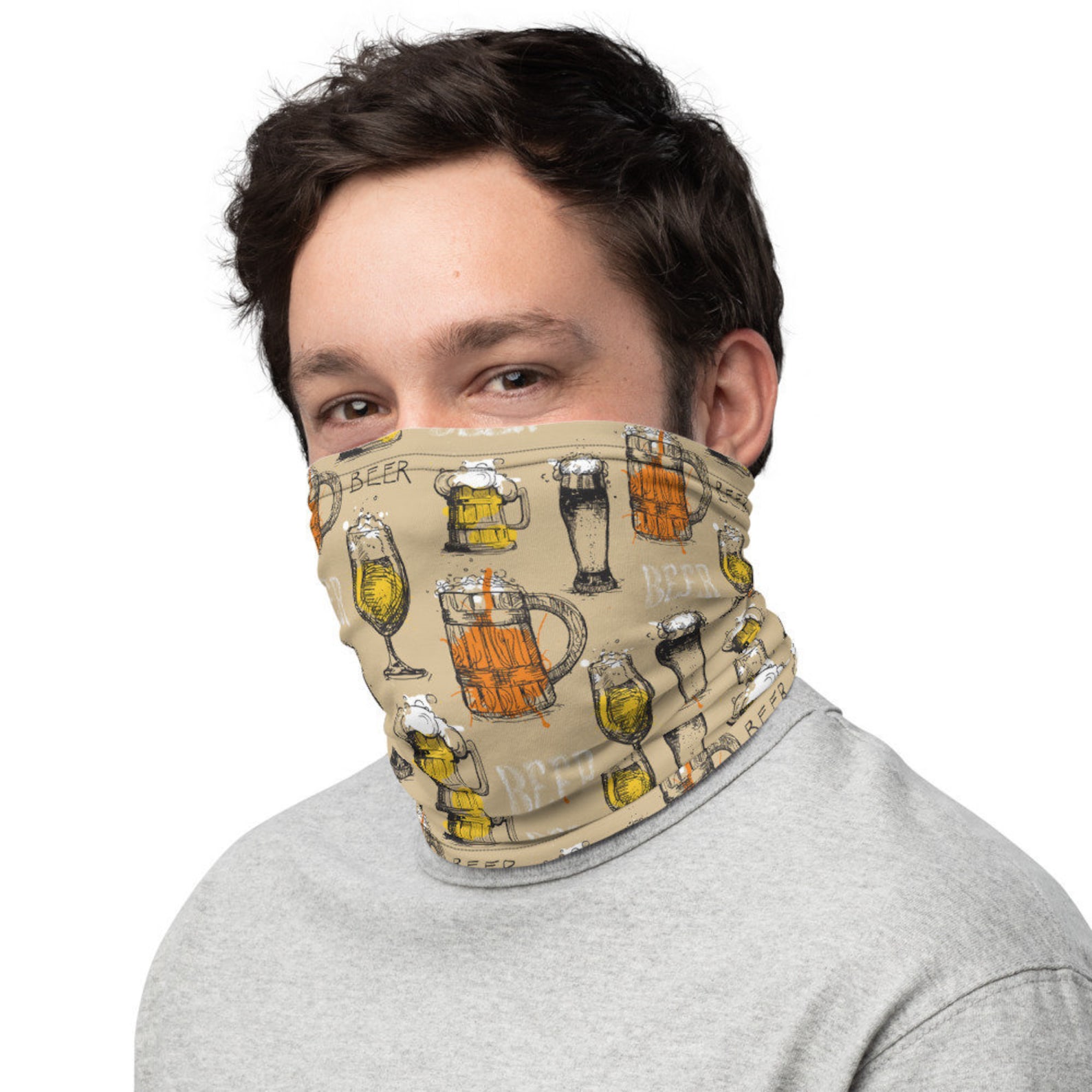 Beer Face Mask, Multifunctional Neck Gaiter, Headwear, Facemask ...