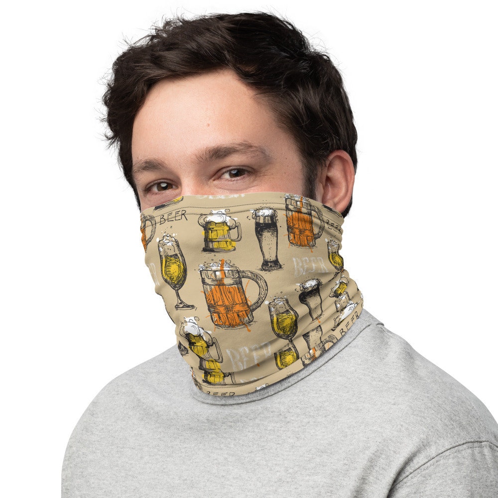 Beer Face Mask, Multifunctional Neck Gaiter, Headwear, Facemask ...