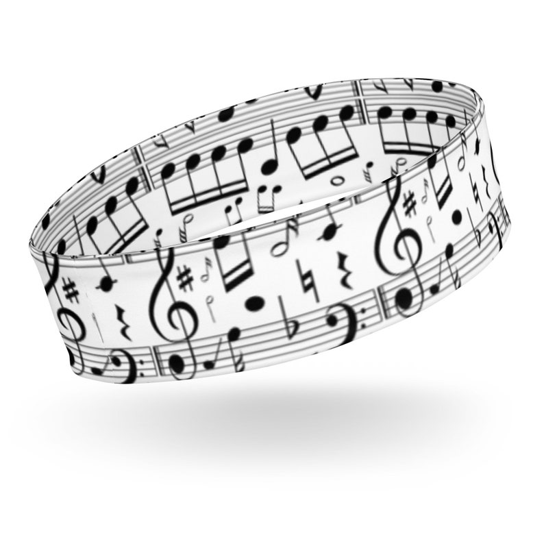 Musical Notes Headband, Classic Music - Player Performer, Composer Gift ...