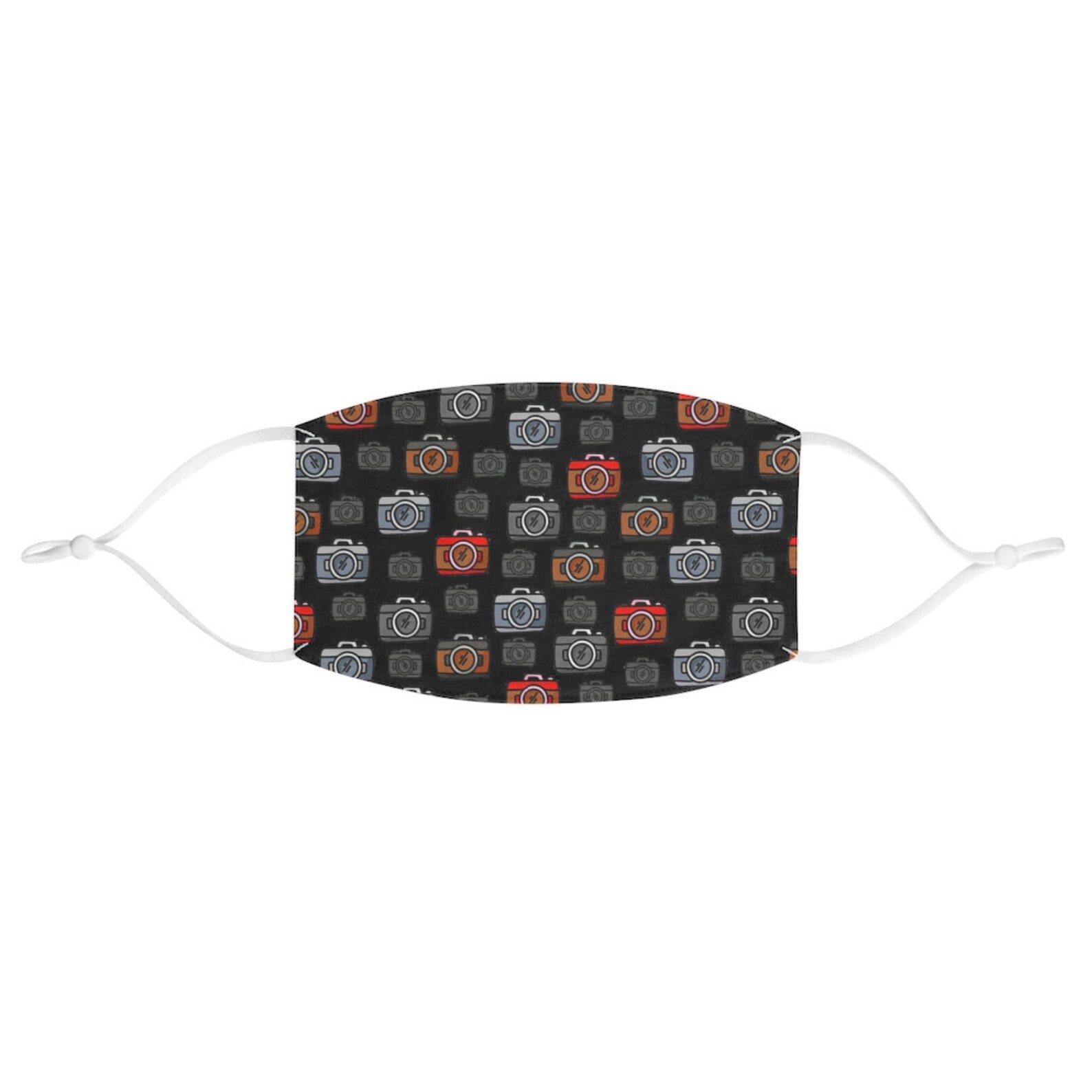 Photographer Face Mask, Photography Camera Pattern Facemask - Etsy