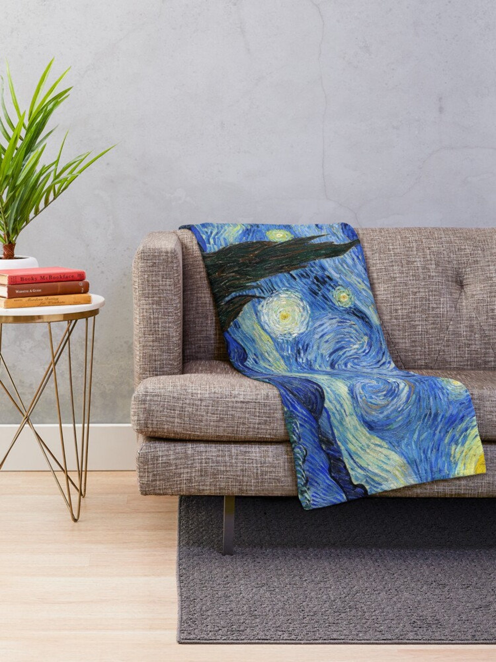 Starry Night Throw Blanket Painter: Vincent Van Gogh - Etsy