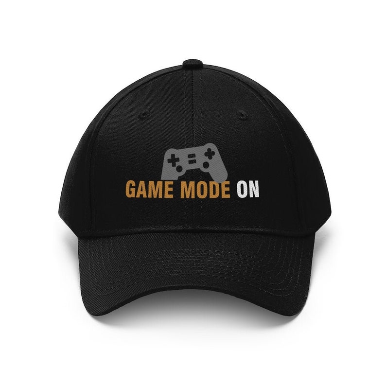 Game Mode ON Twill Hat Active Gamer Cap - Etsy