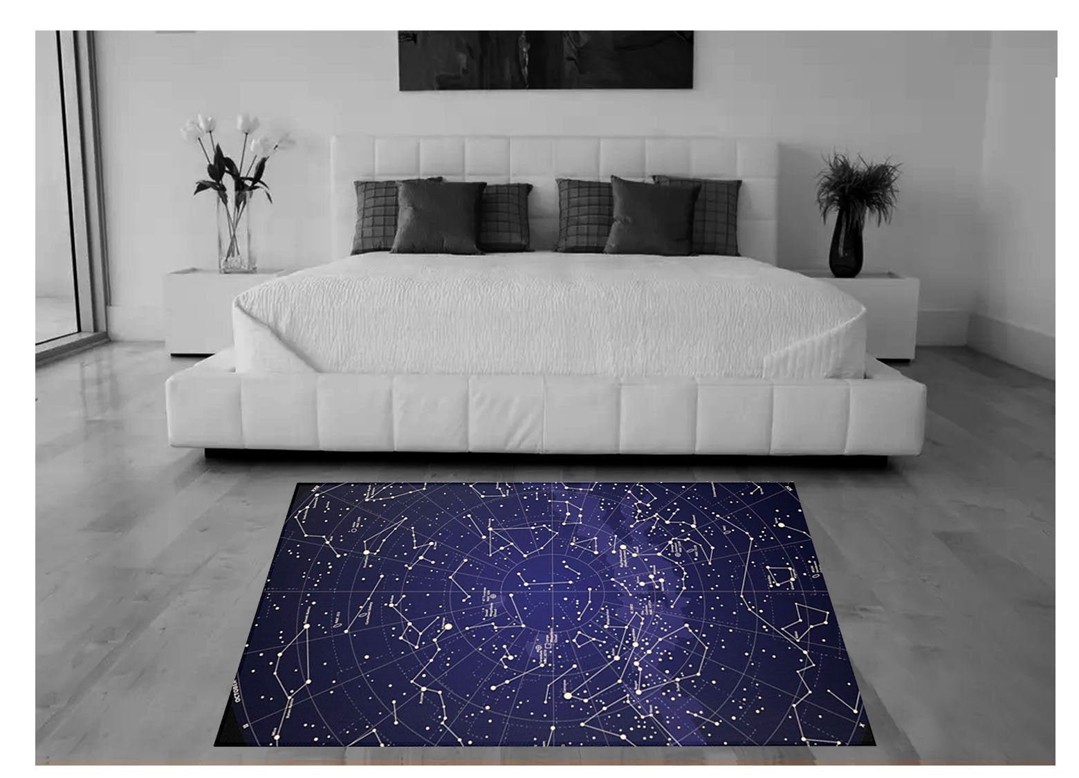 Constellations Area Rug Stars Planets Astronomy Night Sky - Etsy Norway