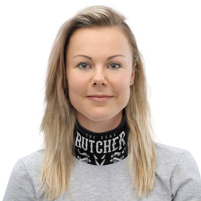 Real Butcher Face Mask Neck Gaiter BBQ Facemask Headband | Etsy