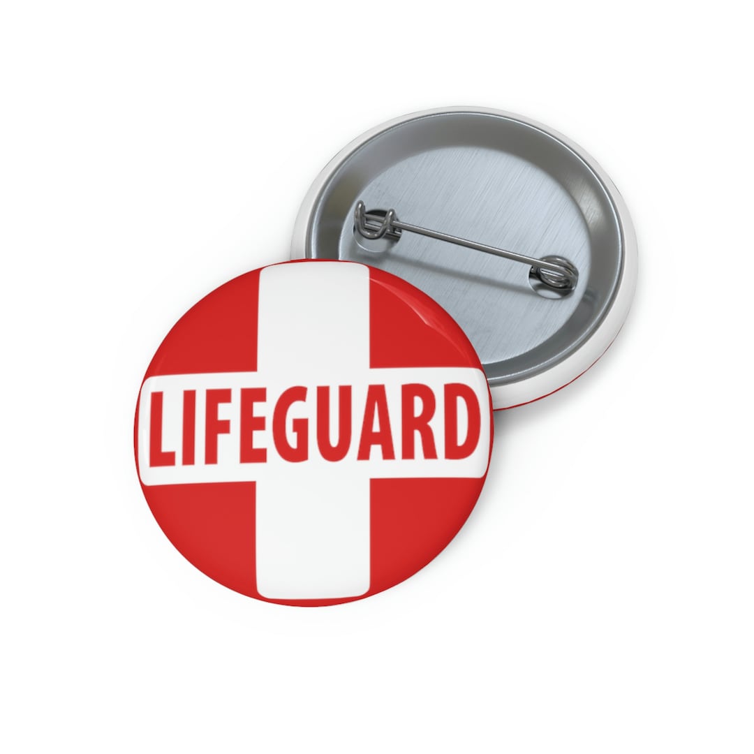 Lifeguard Pin Button, Life Guarding, Coast Guard, Beach Patrol ...