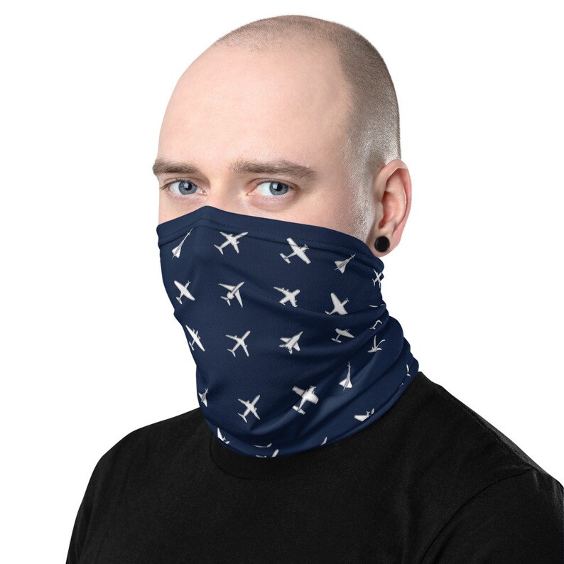 Aviator Face Mask Neck Gaiter Planes Facemask Pilot - Etsy