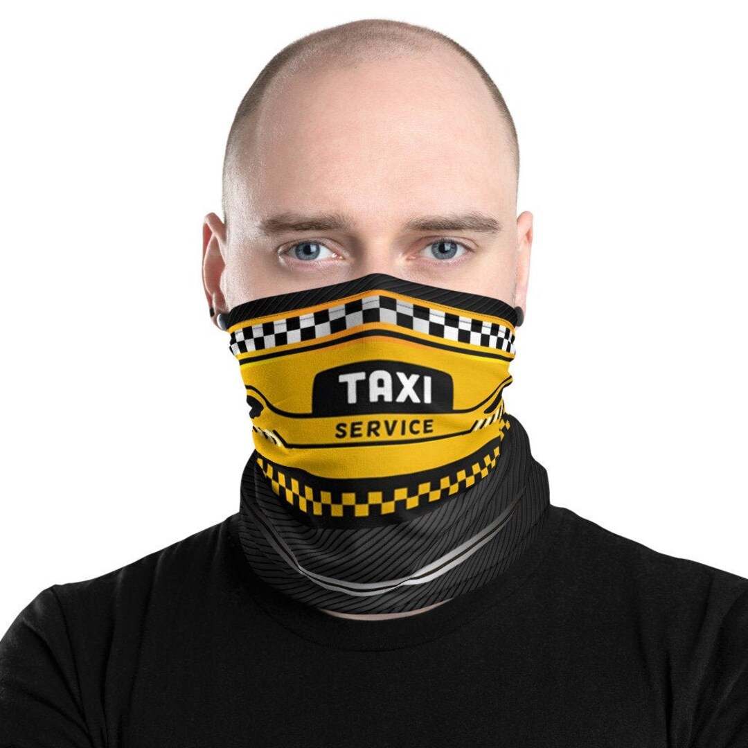 Taxi Driver Face Mask - Neck Gaiter, Scarf, Headwear, Facemask ...