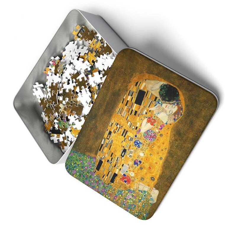 The Kiss Puzzle Classic Fine Art by Gustav Klimt Romantic - Etsy Hong Kong