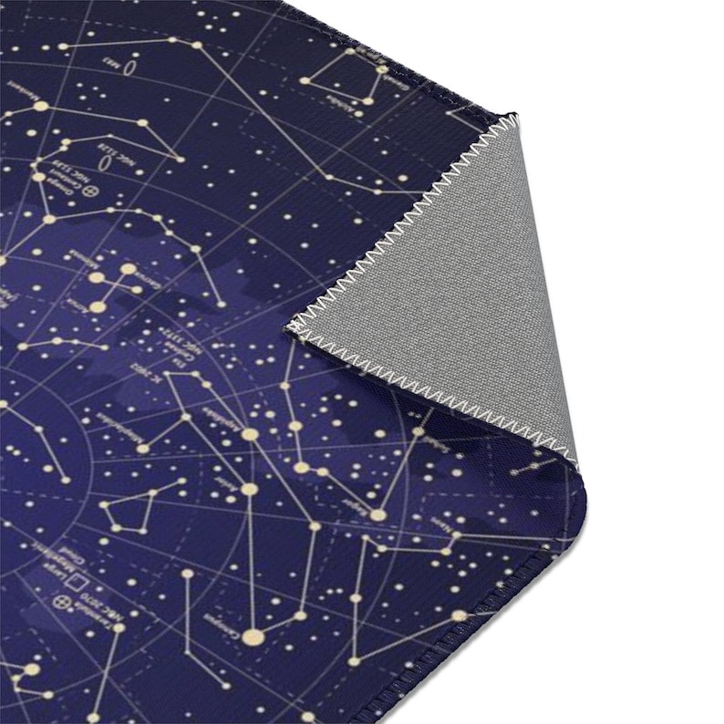 Constellations Area Rug Stars Planets Astronomy Night Sky - Etsy Norway