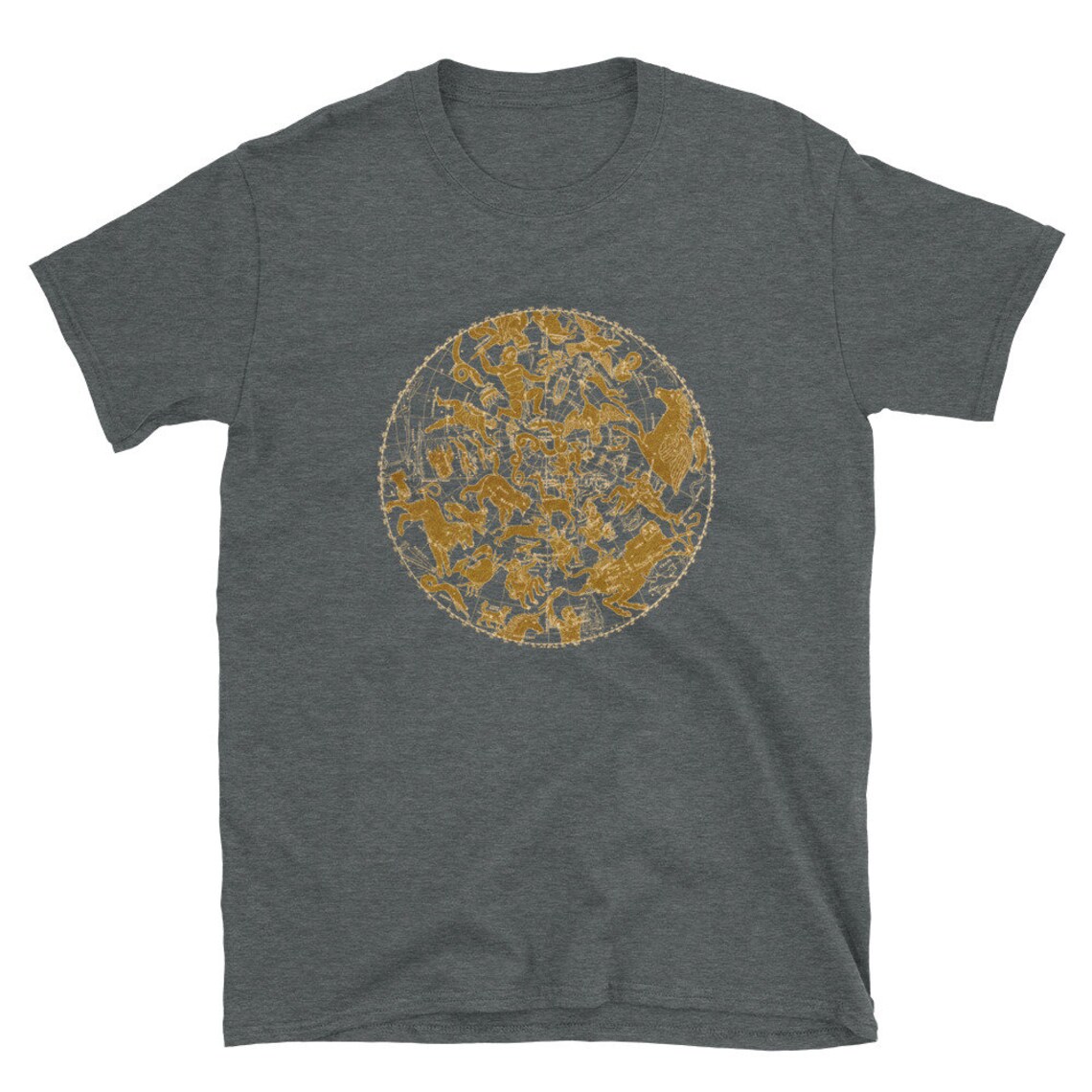 Stars Constellations Vintage Map T-shirt, Unique Astronomy Astrology ...