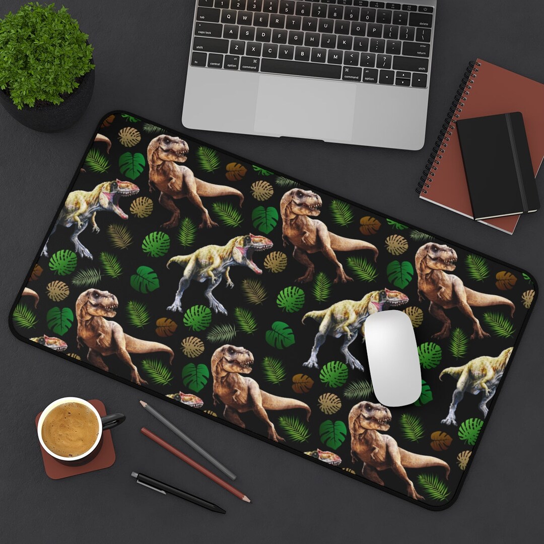 T Rex Desk Mat, Tyrannosaurus Mouse Keyboard Pad, Tyrannosaur - Etsy
