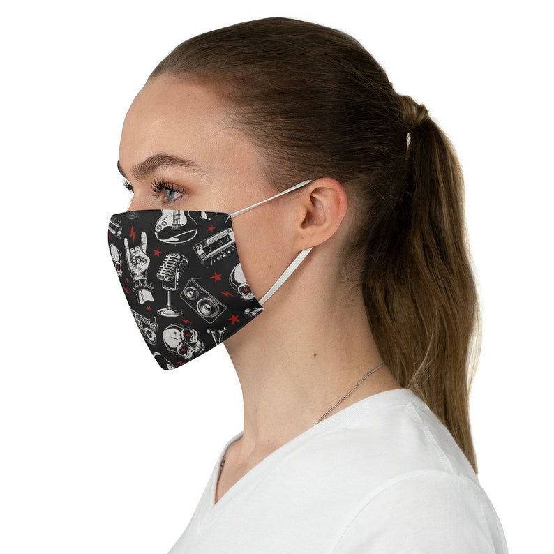 Heavy Metal, Hard Rock Face Mask, Musician - Etsy UK