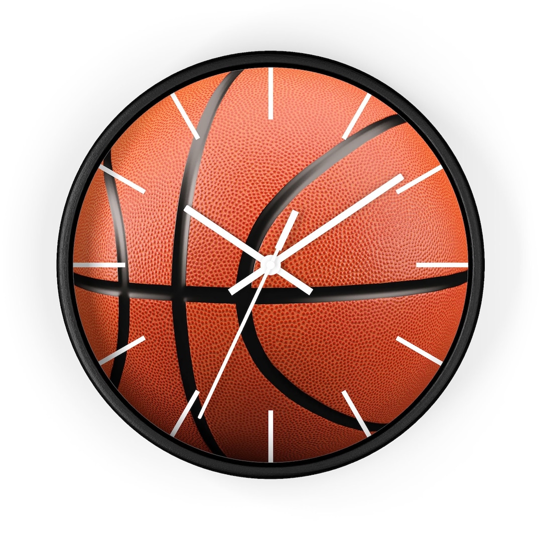 Basketball Wall Clock | Time for Practice | Basketball Champion Clock ...