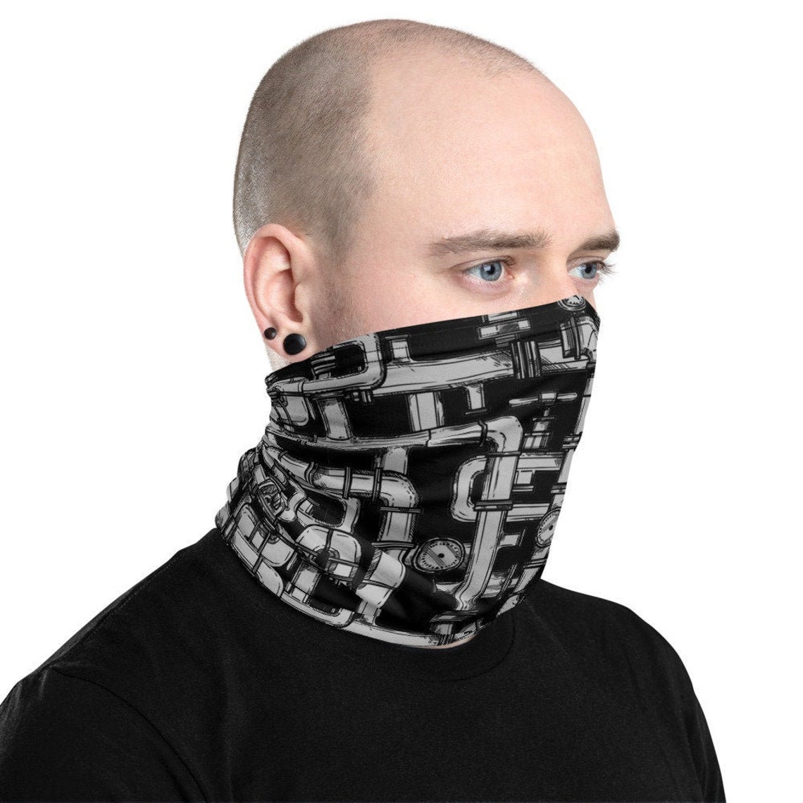 Plumber Face Mask Neck Gaiter - Dust Protection, Scarf, Headwear ...