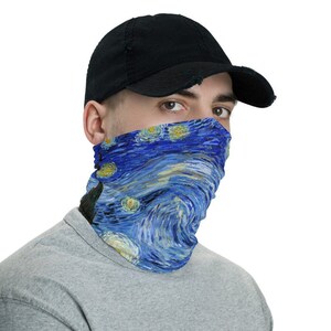 Starry Night Unisex Face Mask, Neck Gaiter, Scarf, Headwear, Facemask ...