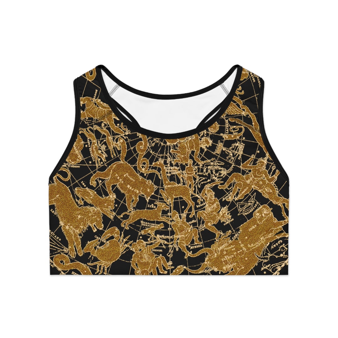 Vintage Constellations Bra , Unique Astronomy Astrology Mythology Chart ...