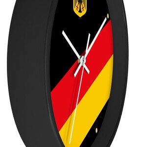 German Flag Wall Clock | Germany - Etsy