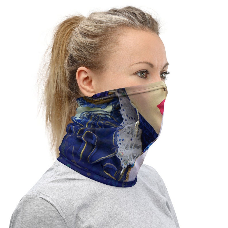 Venice Carnival Mask Neck Gaiter Scarf Facemask Headband | Etsy