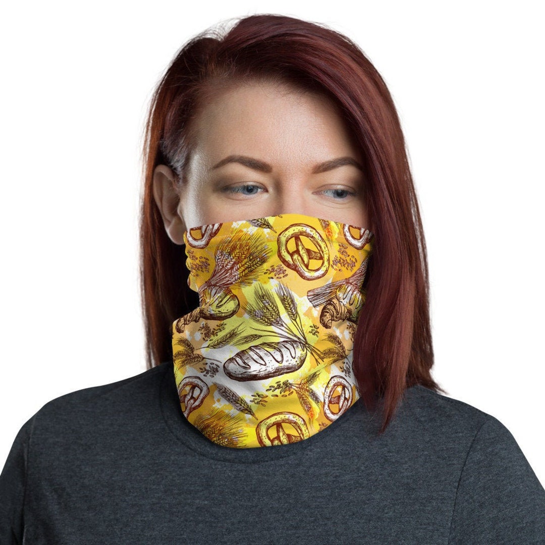 Baker Face Mask - Neck Gaiter, Baking Facemask, Headband, Bandana - Etsy