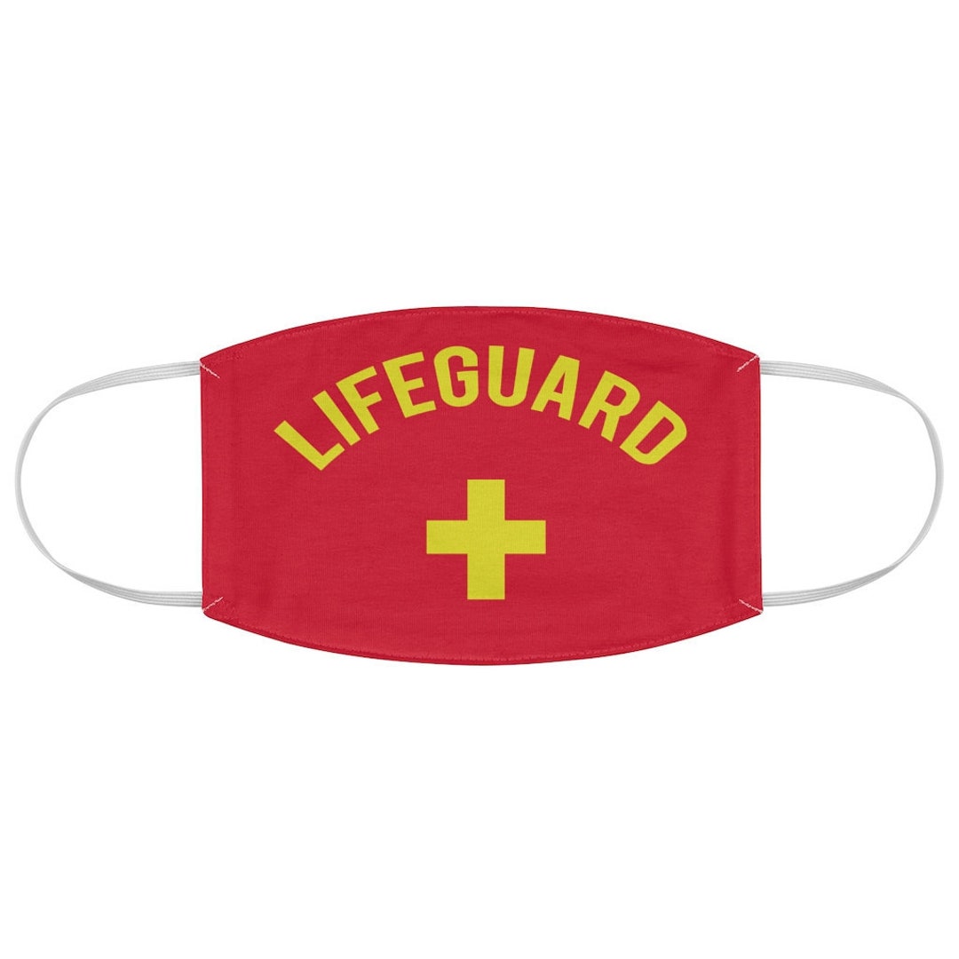 Lifeguard Face Mask, Beach & Pool Rescue Team, Baywatch, Coastguard - Etsy