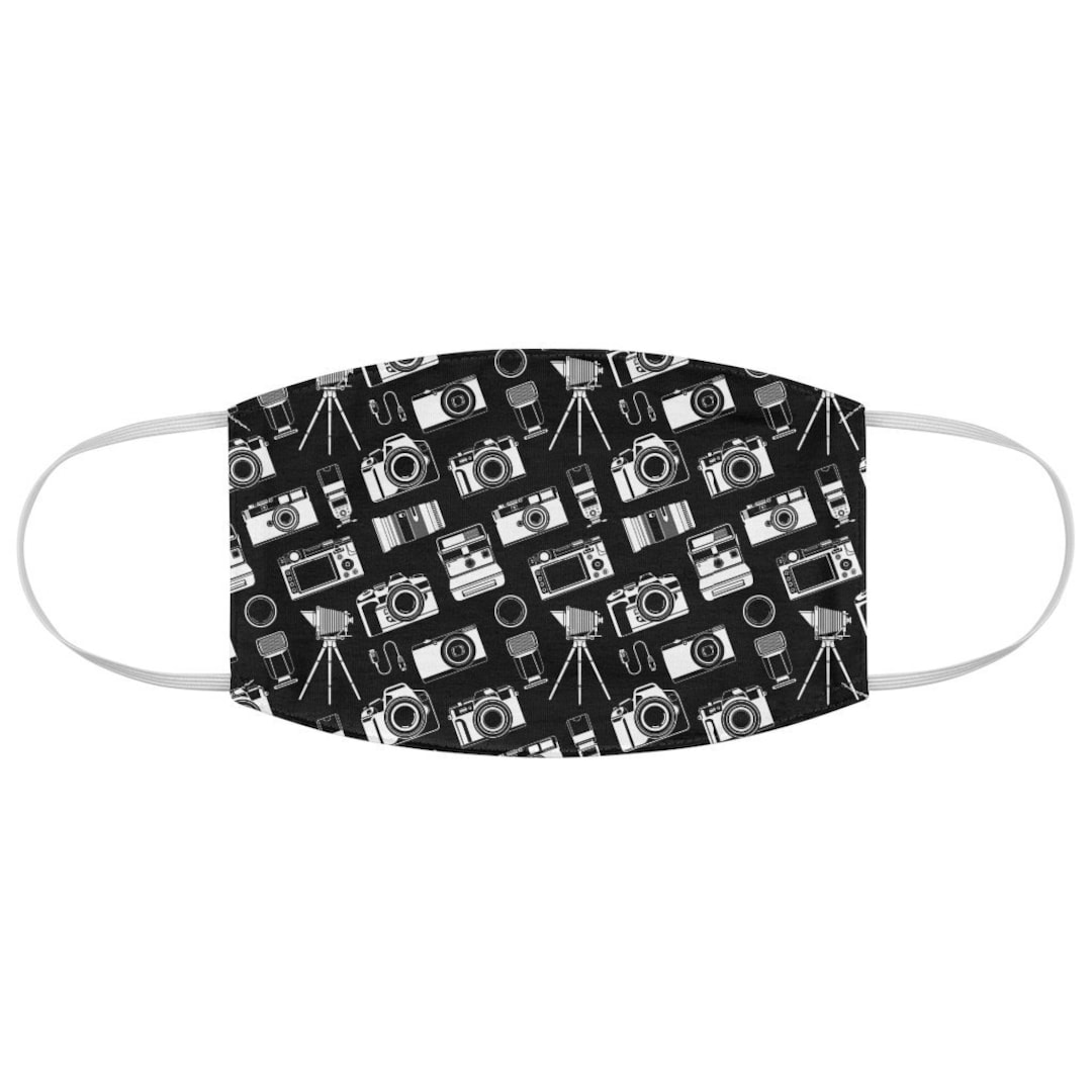 Photographer Face Mask, Photography Camera Facemask - Etsy