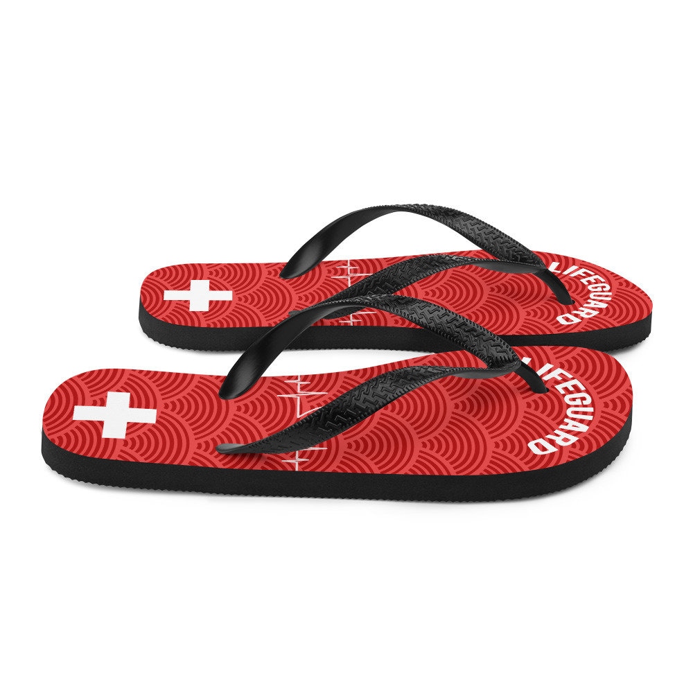 Lifeguard Flip-flops, Life Guarding, Beach & Pool Patrol, Baywatch ...