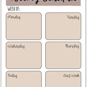 Printable Study Planner - Etsy