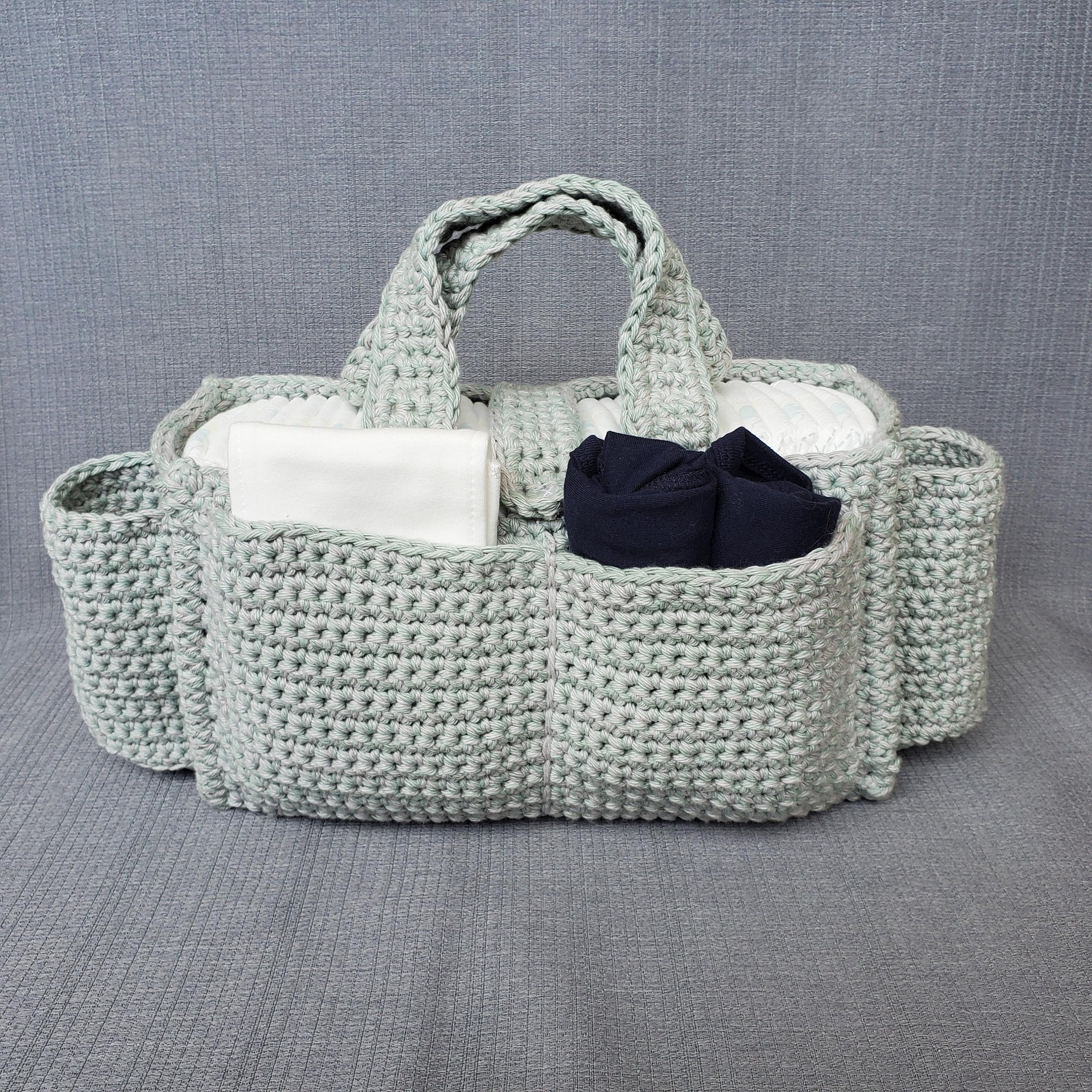 Baby Bag Crochet Pattern | Diaper Bag | Six Pockets | Unisex | Gender ...