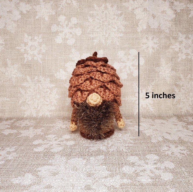 Mini Pinecone Gnome Crochet Pattern - Etsy