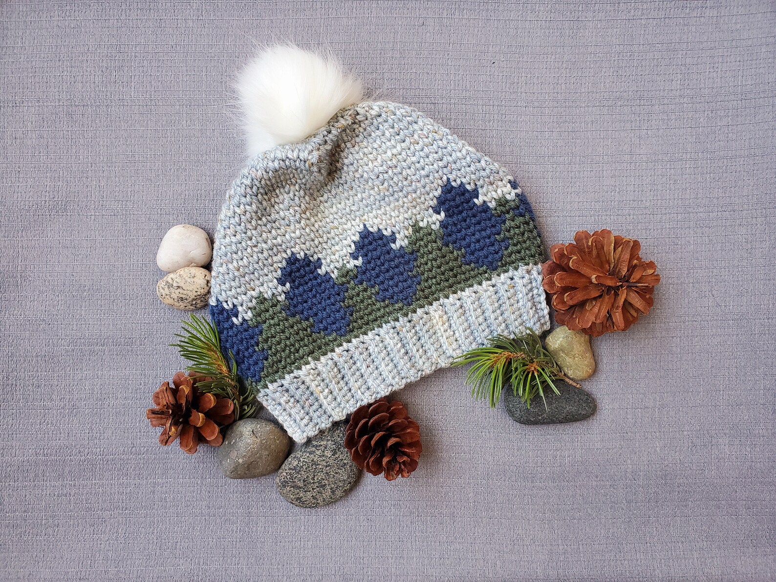 Evergreen Forest Beanie Crochet Pattern - Etsy