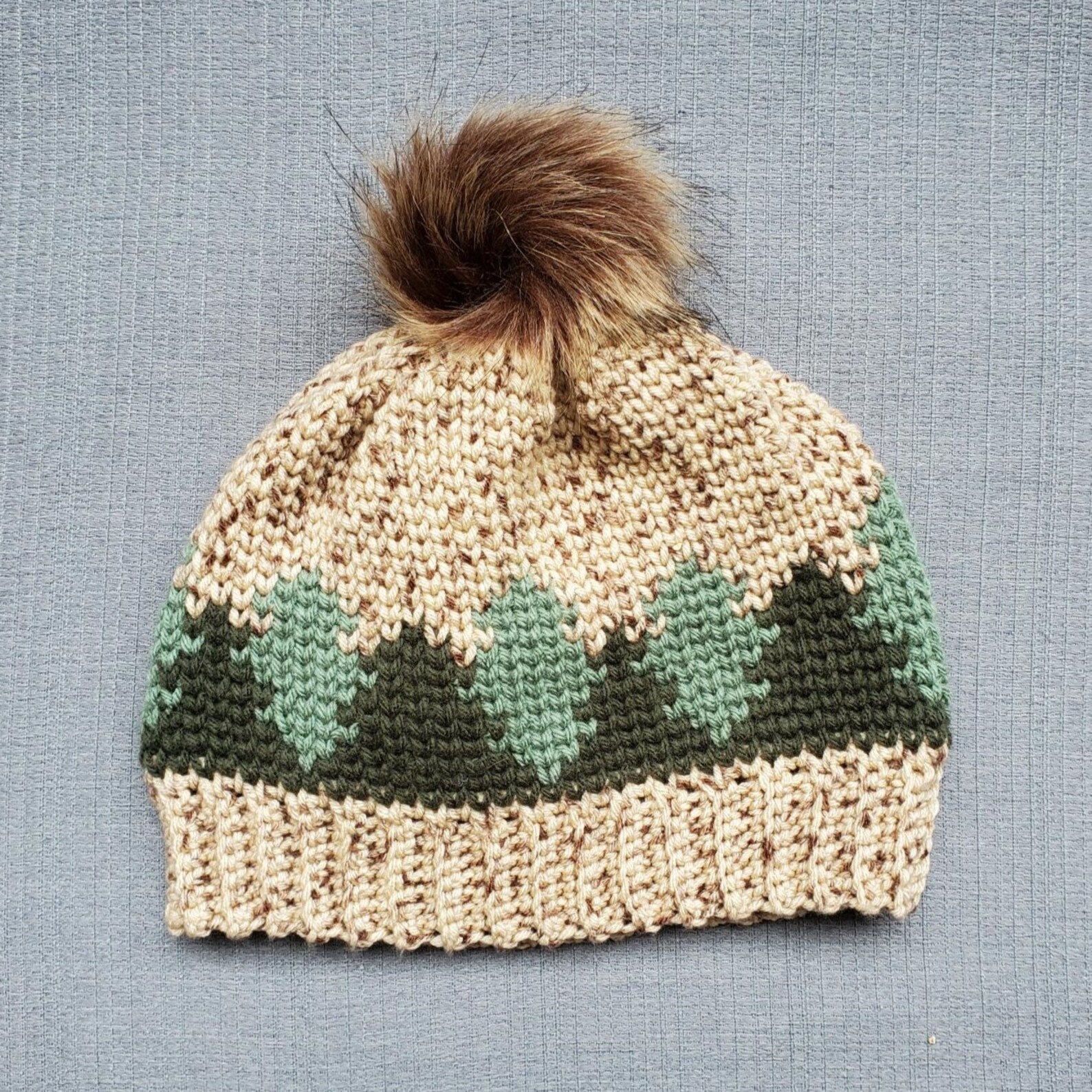 Evergreen Forest Beanie Crochet Pattern - Etsy