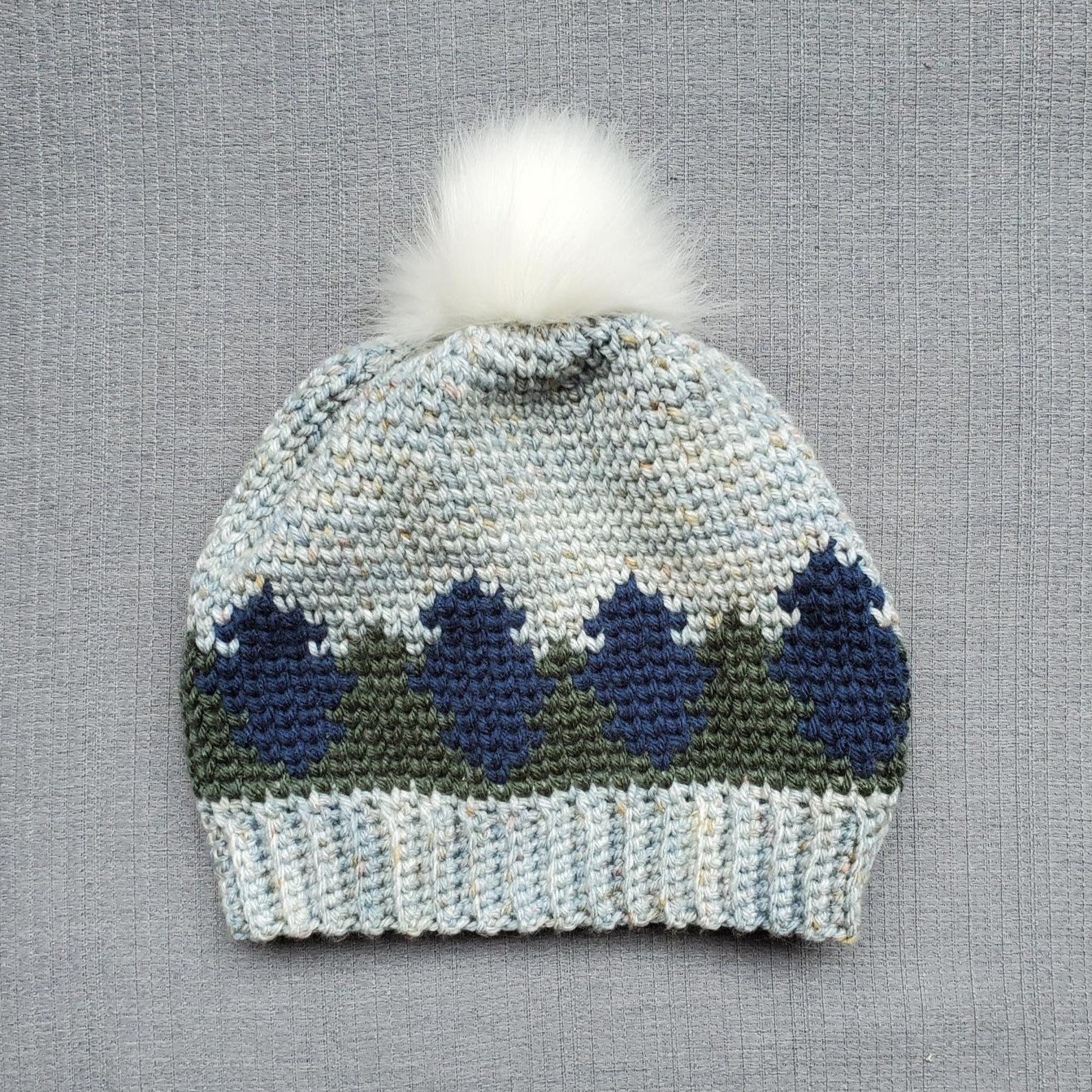 Evergreen Forest Beanie Crochet Pattern - Etsy