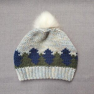 Evergreen Forest Beanie Crochet Pattern - Etsy