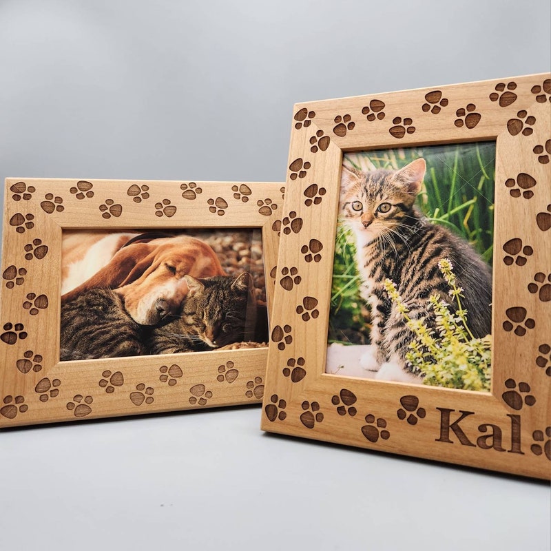 Cat Picture Frame - Etsy